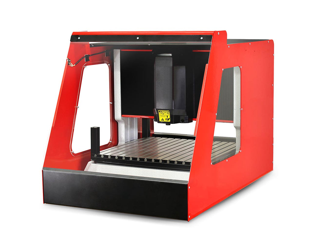 CNC Table Top Milling Machine with Laser Engraver - CNC Safety Enclosure