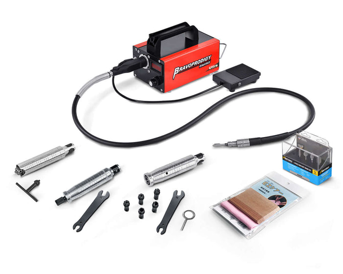 Flexible Shaft Grinder with Kutzall Burr Kits & EZ Tool Sharpening Set